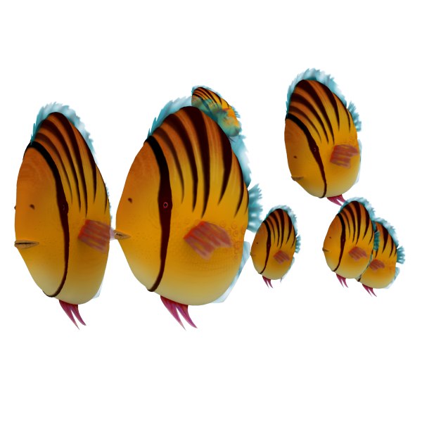 3d model fredfish fred fish