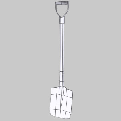 3d spade