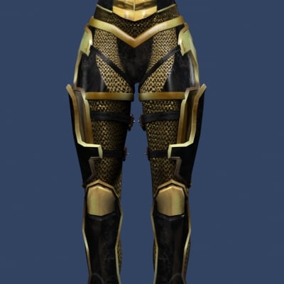 3d female warrior armor outfits