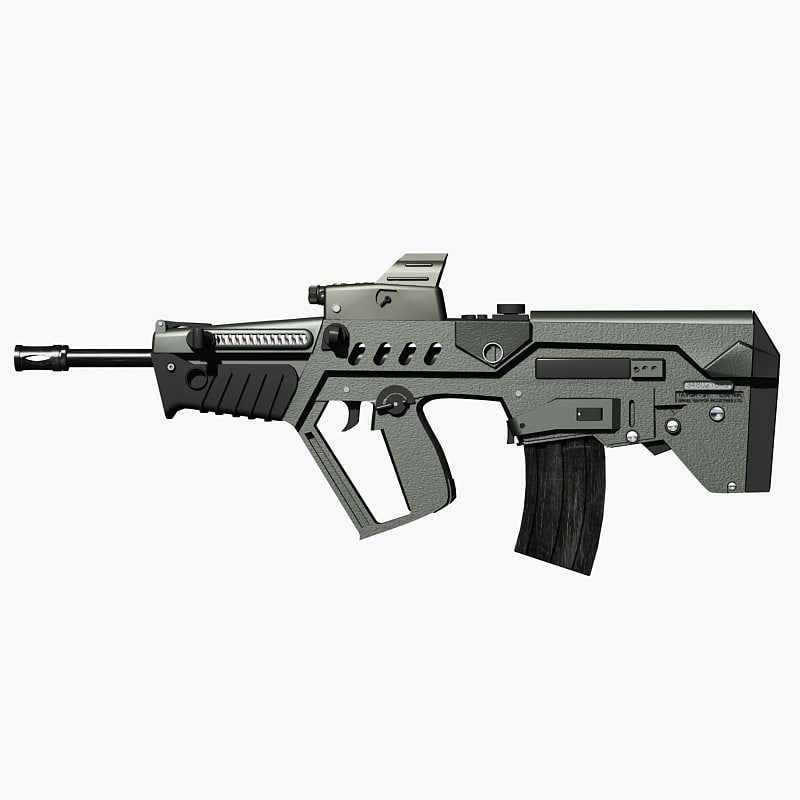 israeli tavor assault rifle 3d model