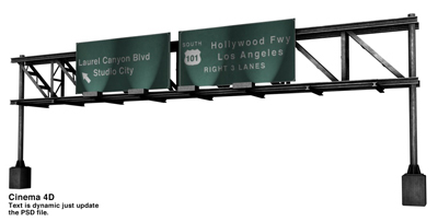 Highway Signage 3D Models for Download | TurboSquid
