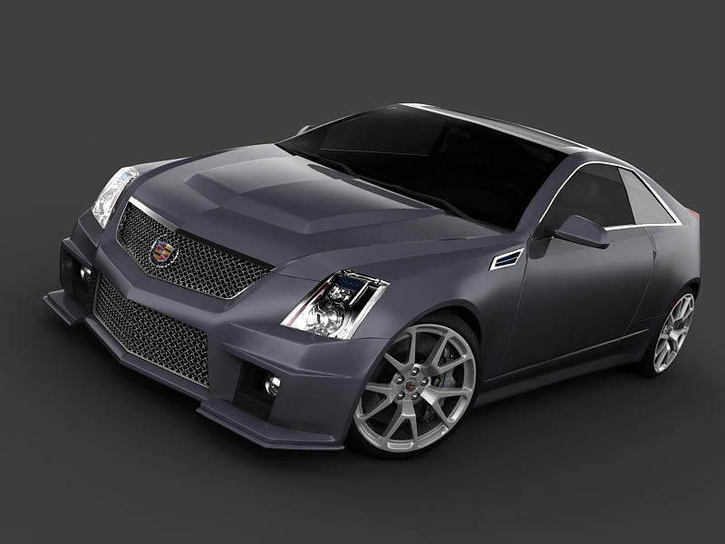 3d model of cadillac cts-v coupe