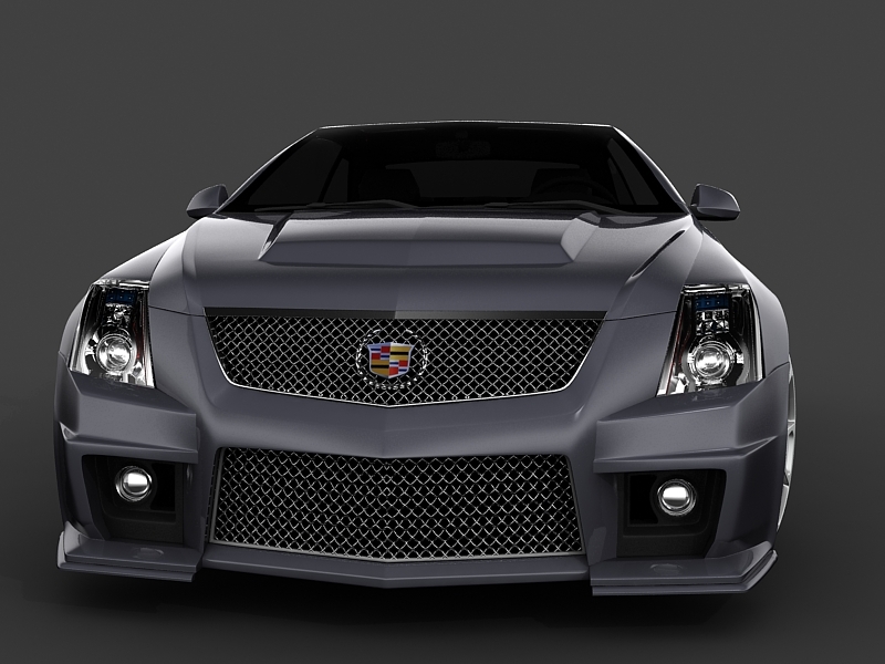 3d model of cadillac cts-v coupe