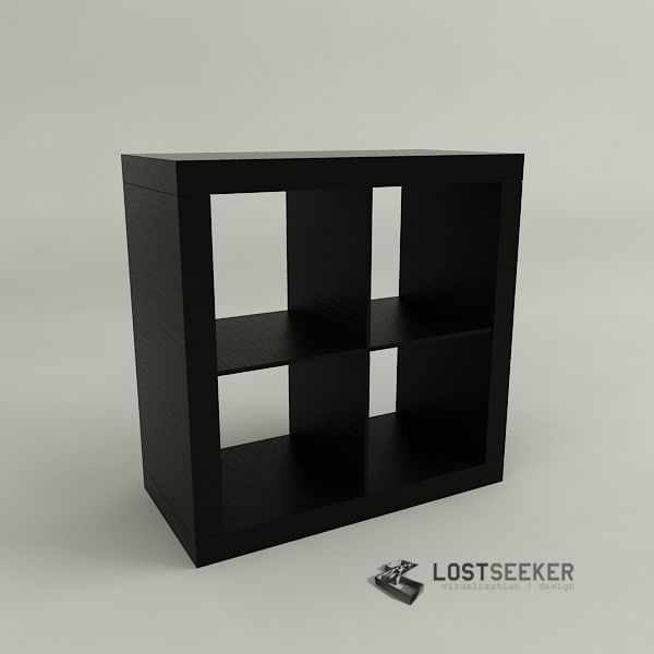 3d ikea expedit shelving unit