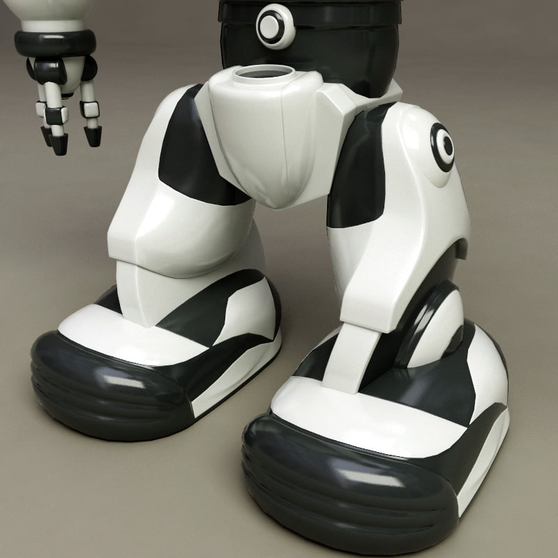 3d robot toy robosapien static model