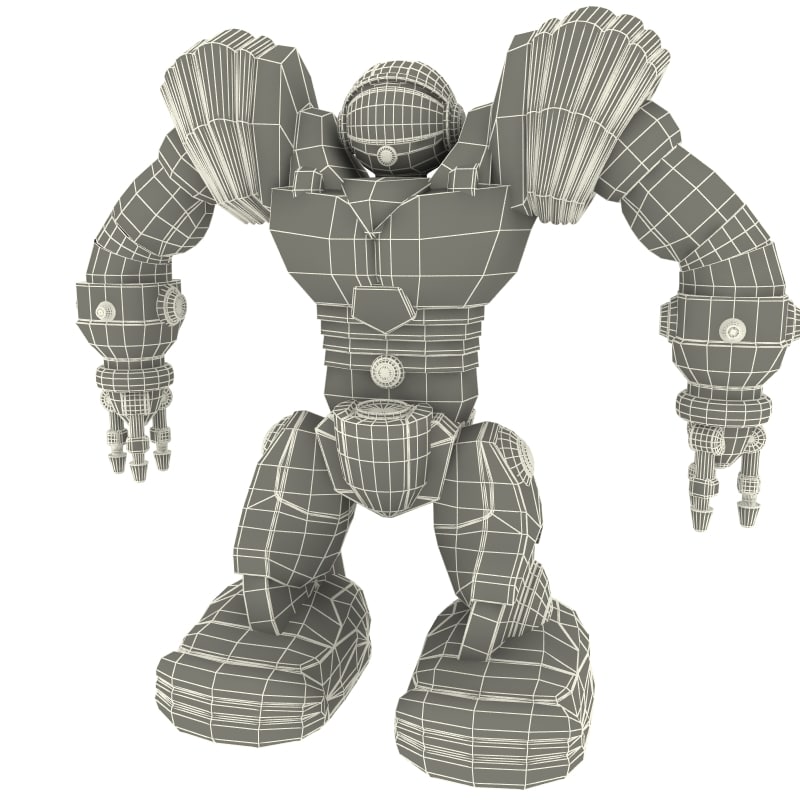 3d robot toy robosapien static model