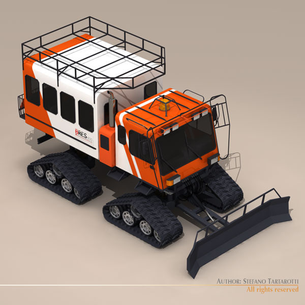 hagglund bv206 civil 3d model