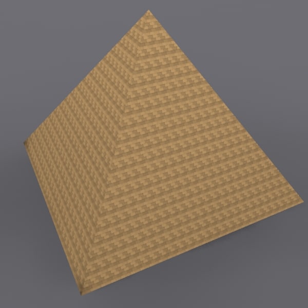3d pyramid model