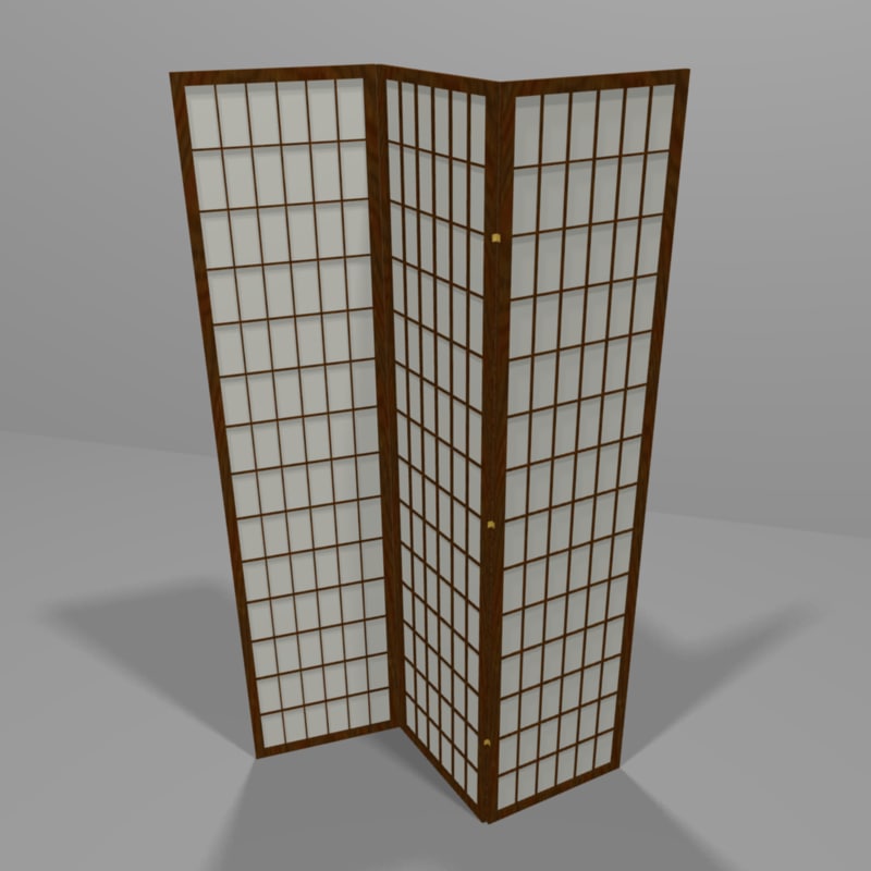 3d decorative screen model