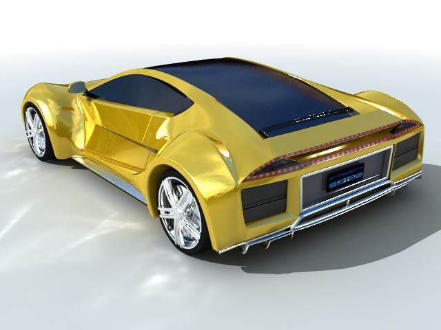 3d model ultra car