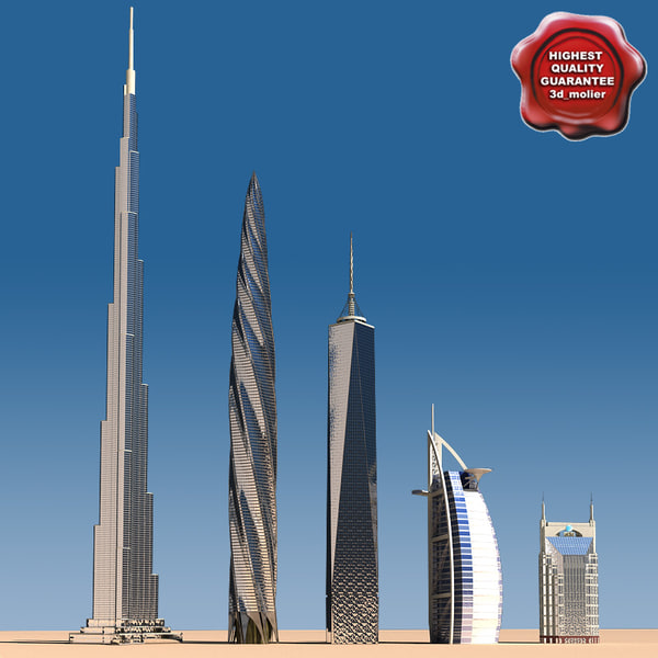 3d skyscrapers model