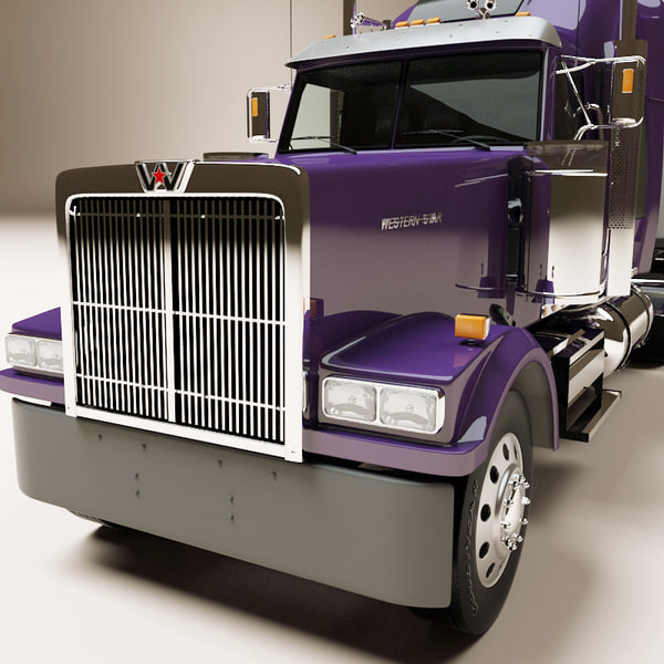 western star 4900 x 3d model