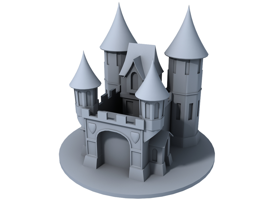 castle animation max