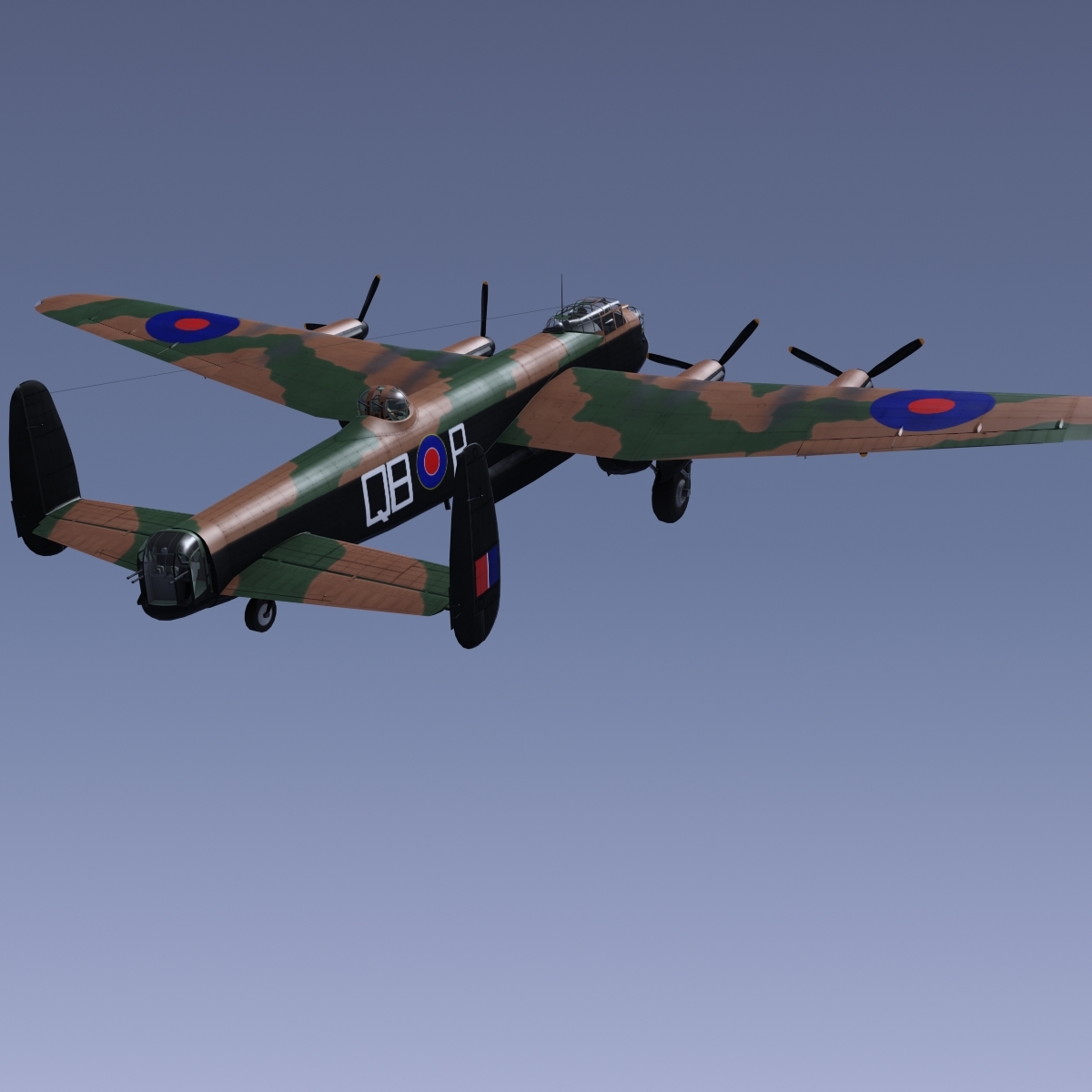 lancaster iii 3d model