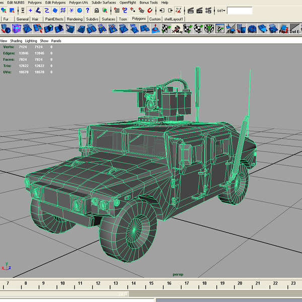 m1114 hmmwv crowsii army 3d model