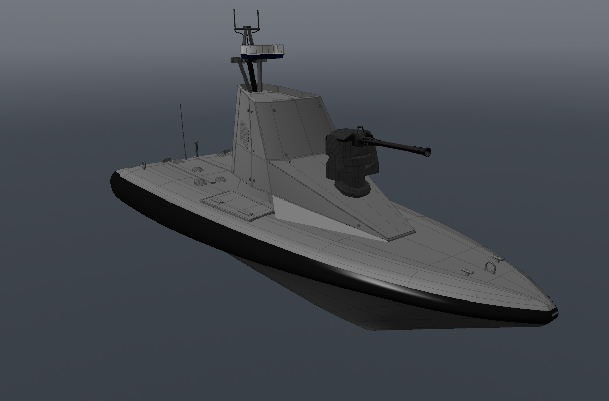 3d unmanned water vehicle
