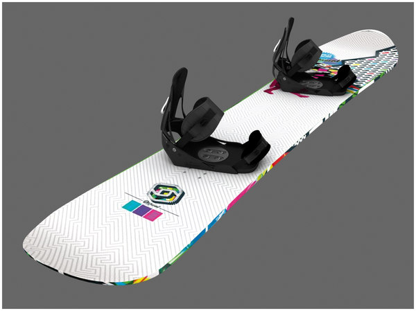 snow board snowboard 3d model