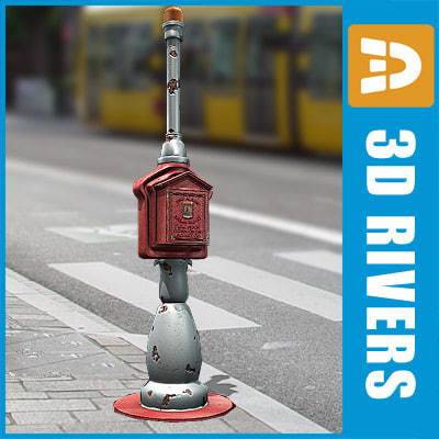 emergency box 3d model