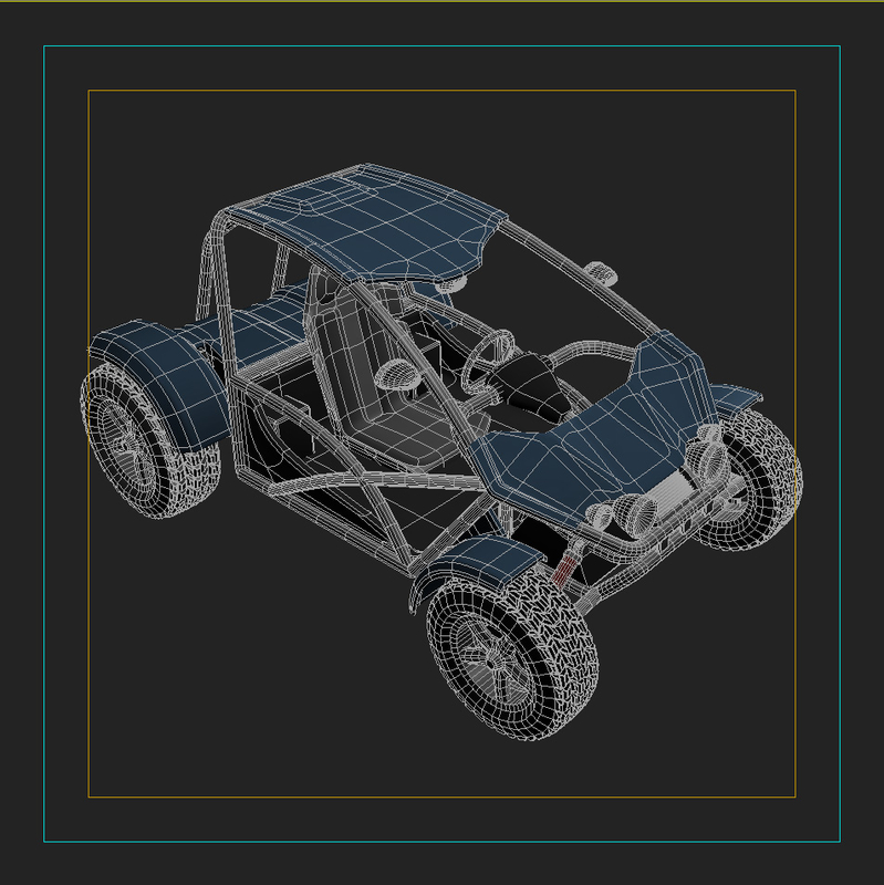 buggy vehicle 3d model