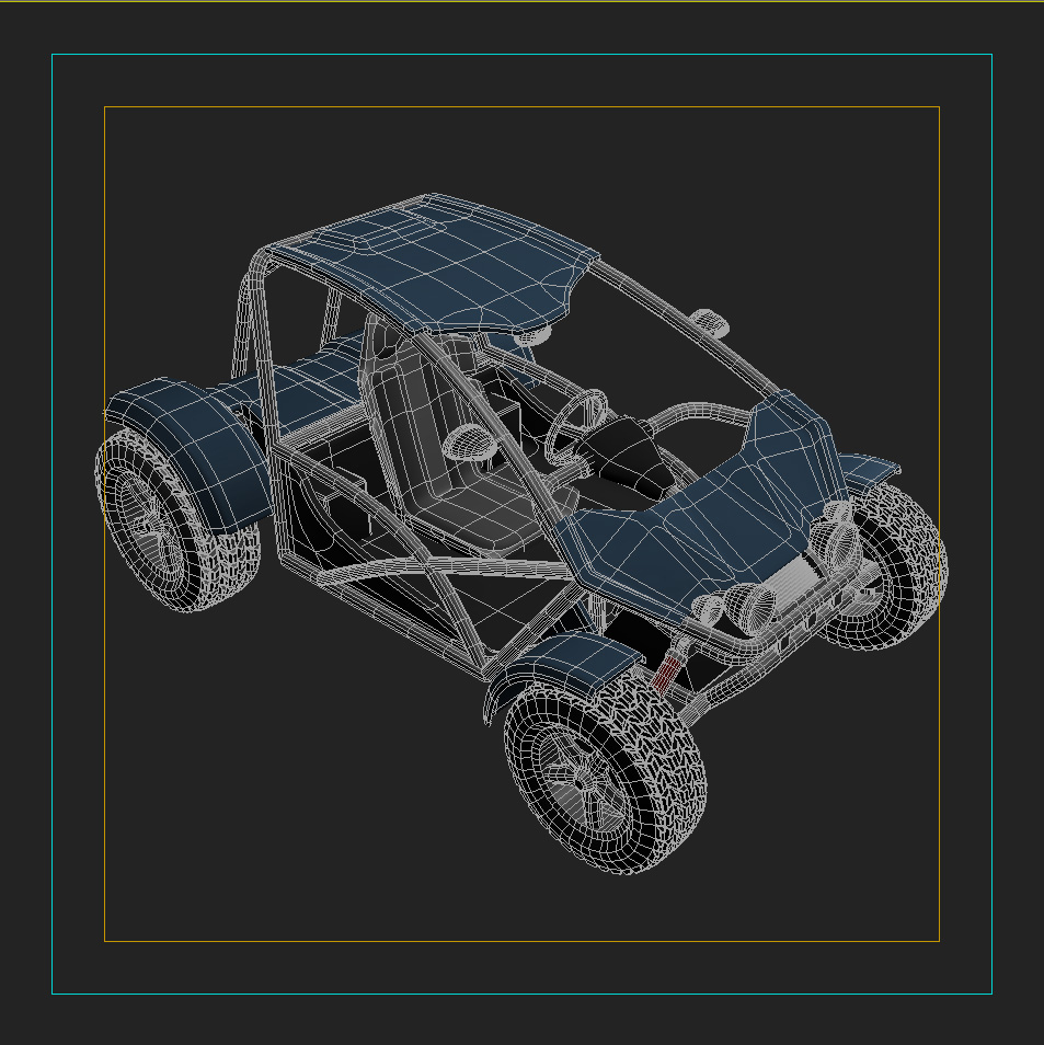 buggy vehicle 3d model