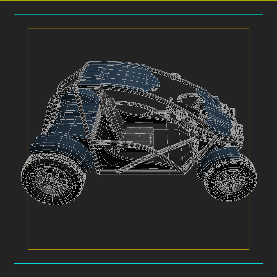 buggy vehicle 3d model