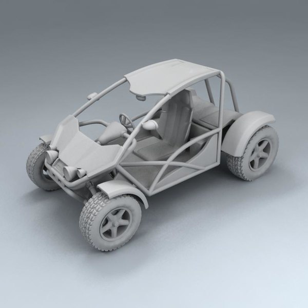 buggy vehicle 3d model