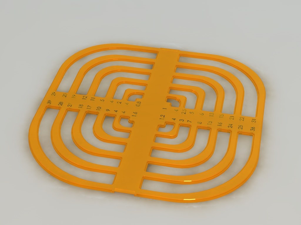 radius ruler 3d c4d
