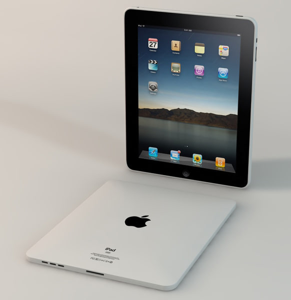 3d apple ipad model