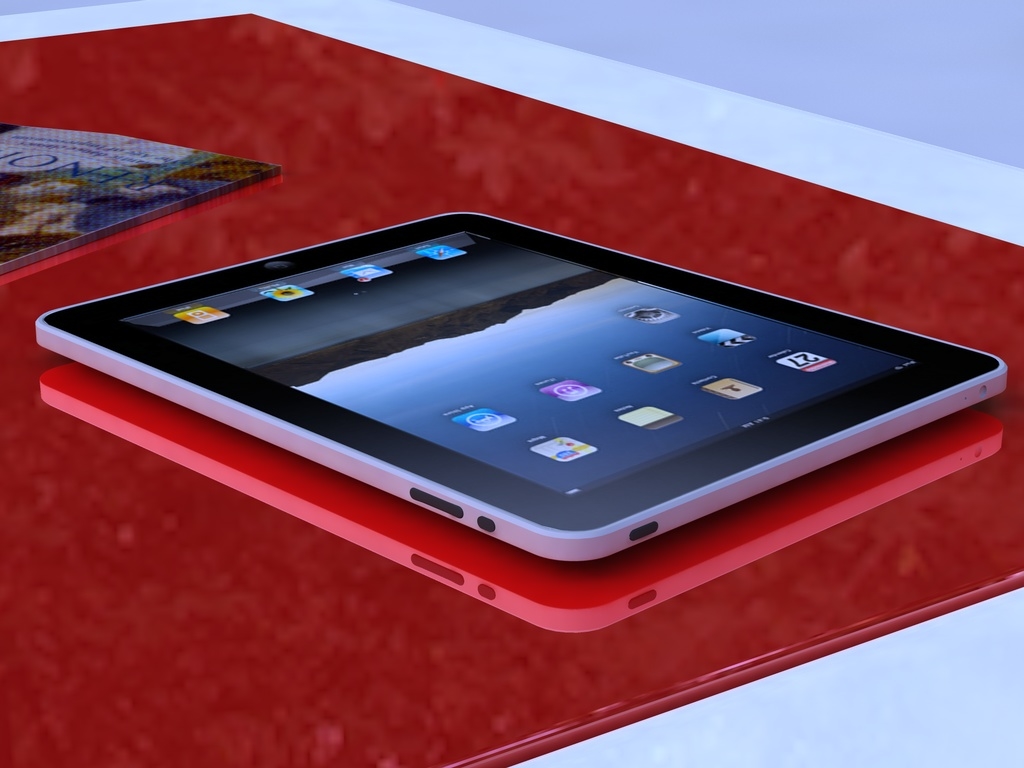 3d apple ipad model