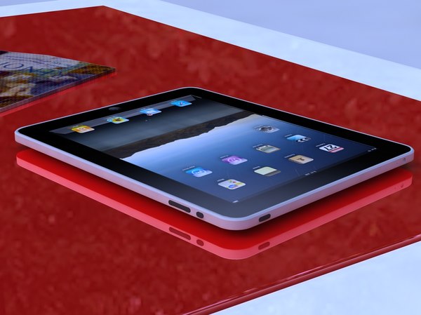 3d apple ipad model