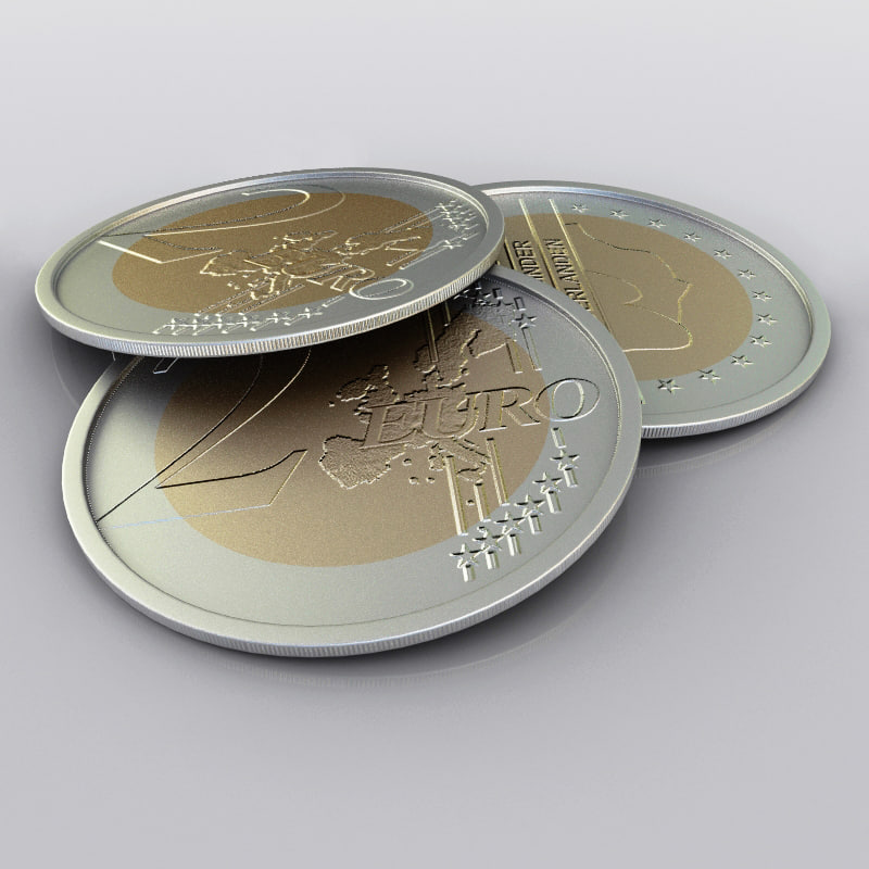 euro money 3d model