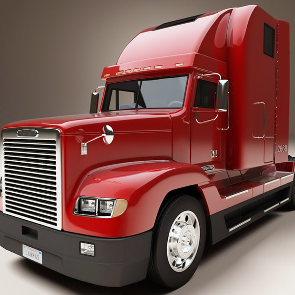 freightliner fld 120 3d 3ds