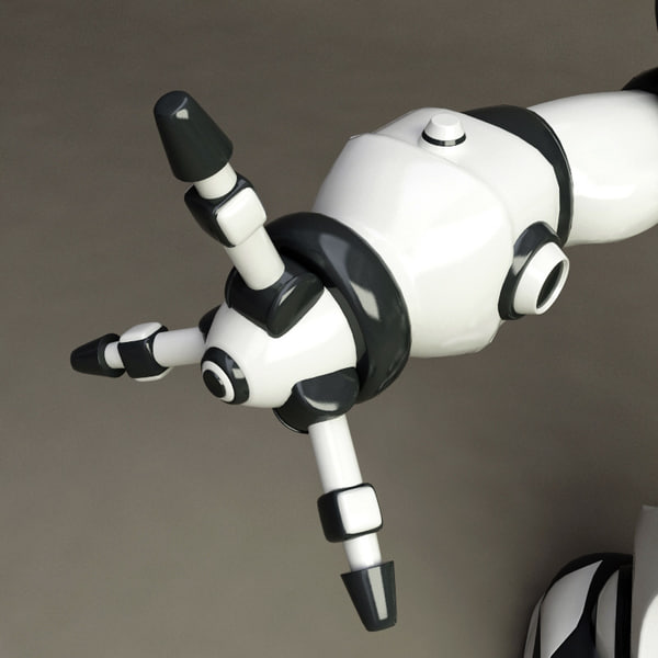 3ds max robot toy robosapien rigged