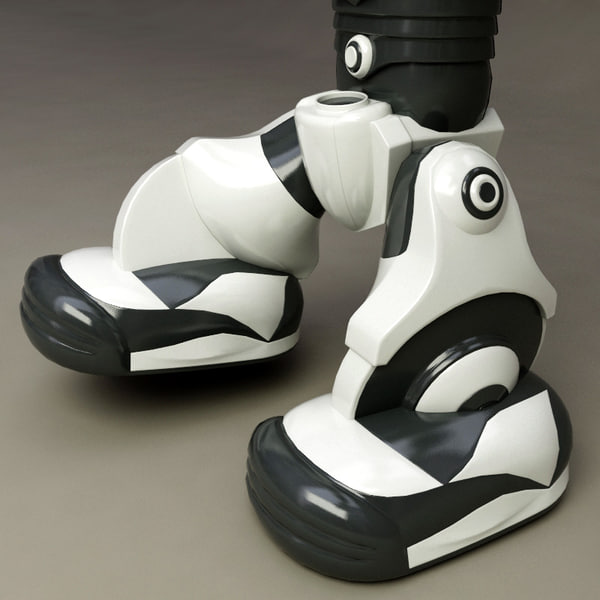 3ds max robot toy robosapien rigged