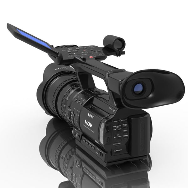hd camcorder sony hdv 3d model