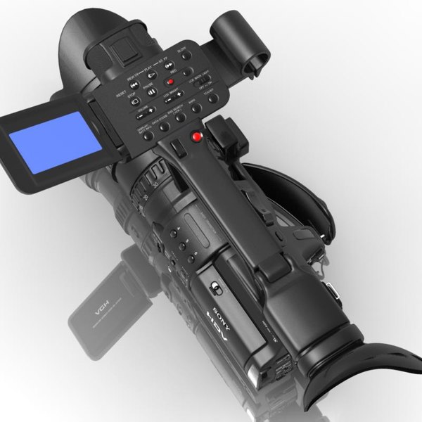 hd camcorder sony hdv 3d model