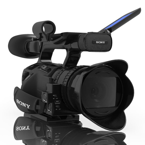 hd camcorder sony hdv 3d model