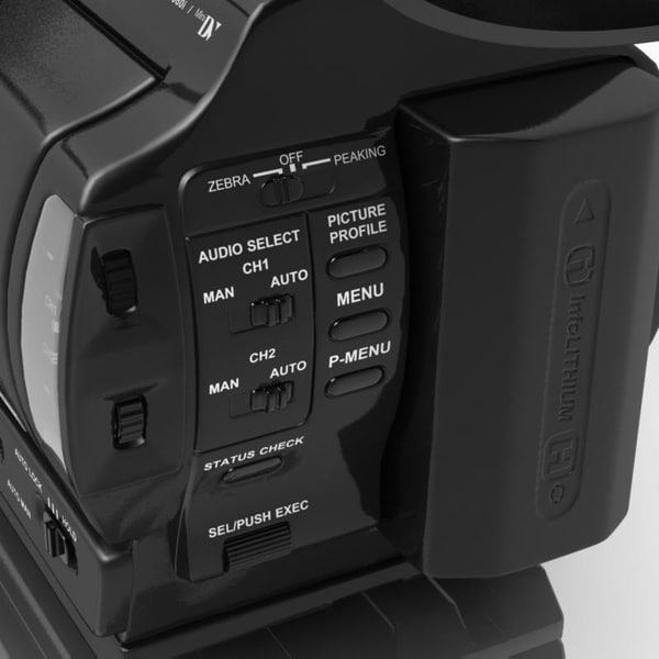 hd camcorder sony hdv 3d model