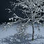 3d model winter tree v1