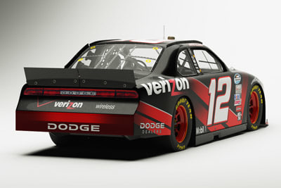 3d nascar dodge challenger 2010
