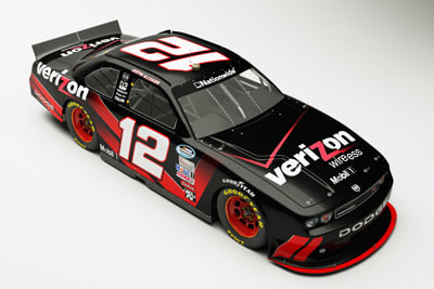 3d nascar dodge challenger 2010