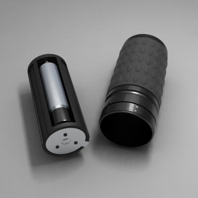 led flashlight 3d 3ds