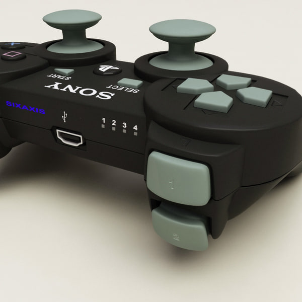 3d model consoles set sony