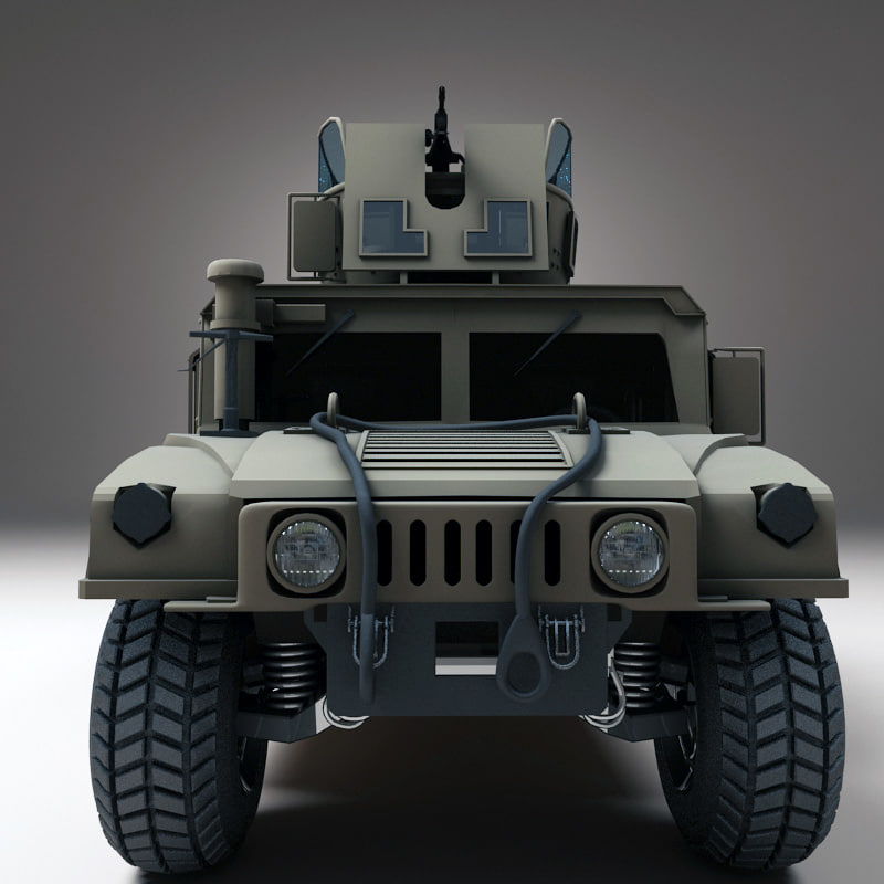 humvee hmmwv m1114 3d 3ds