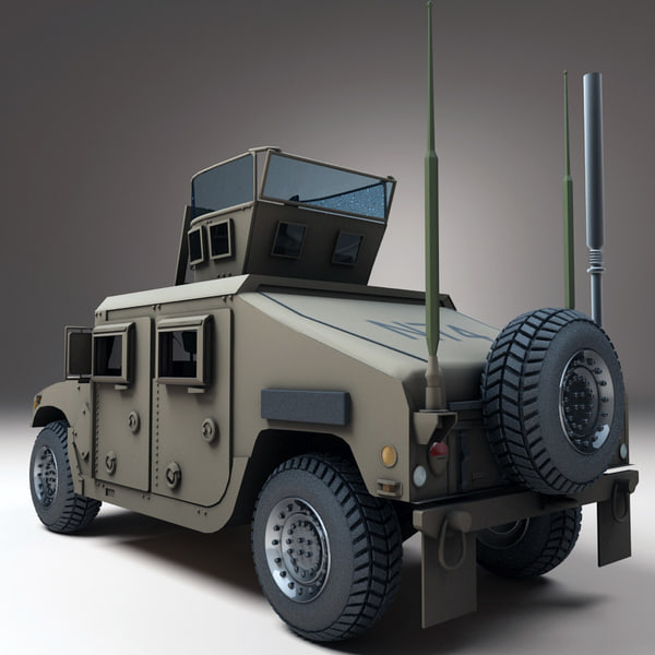humvee hmmwv m1114 3d 3ds