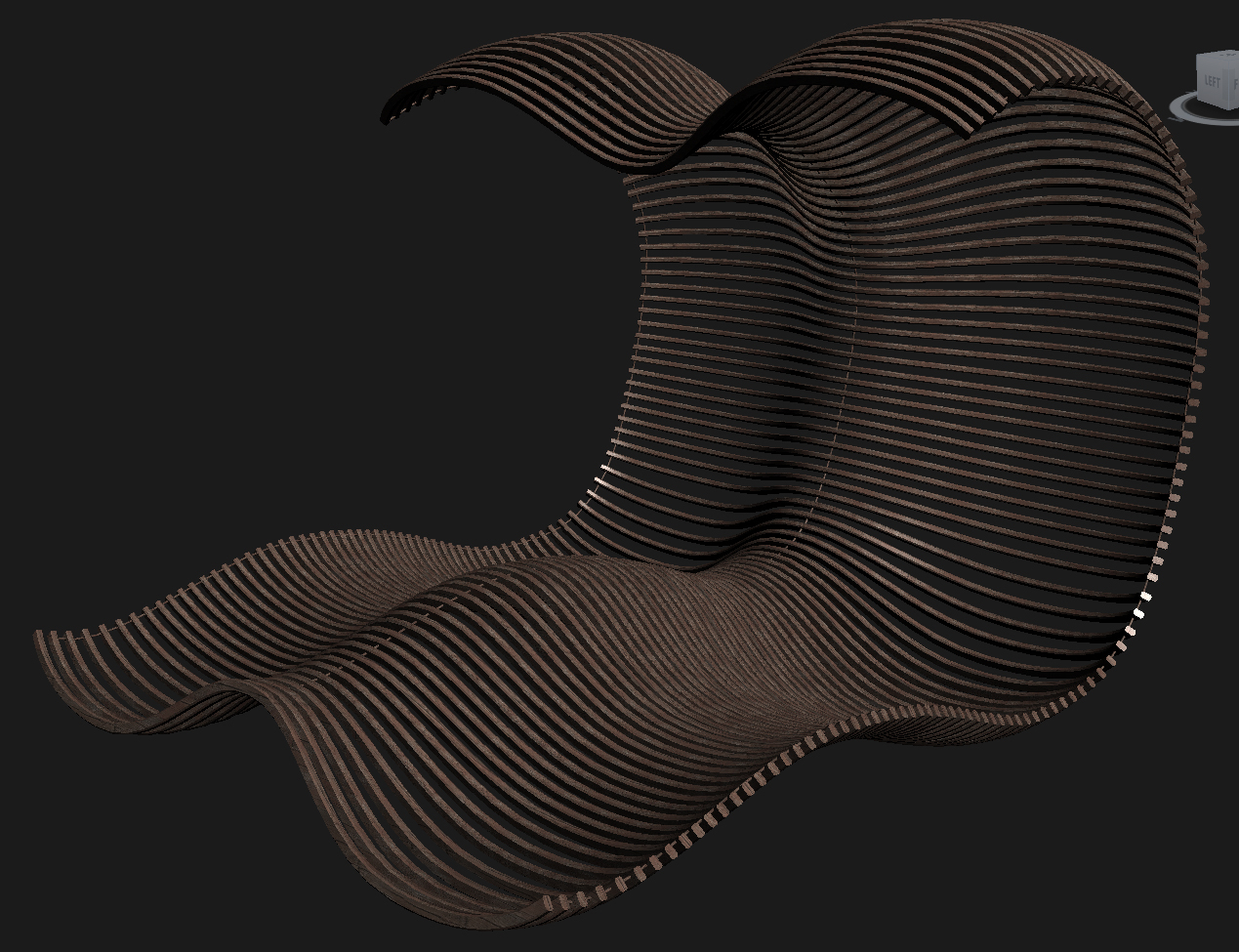 obj beach lounge chair