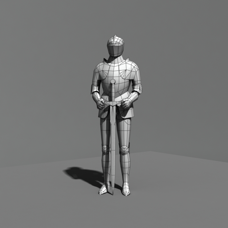 knight 3d model