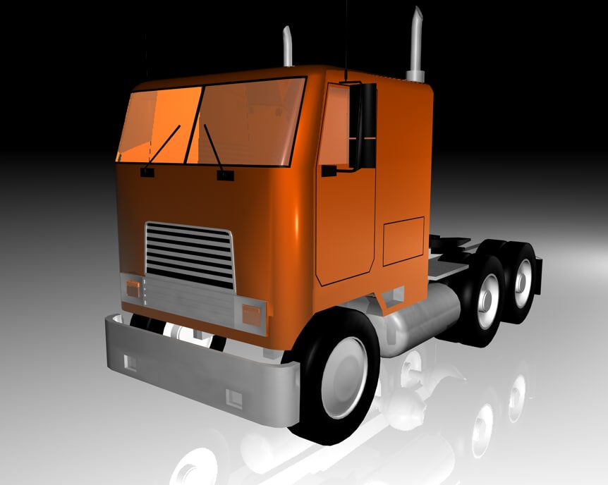 big rig 3d model