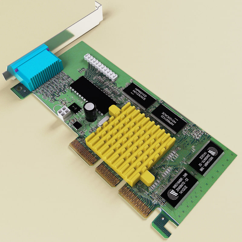 3d model computer components v2