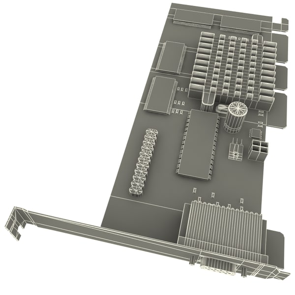 3d model computer components v2